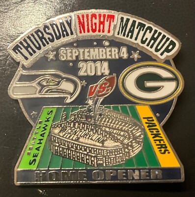Green Bay Packers vs Seattle Seahawks 2014 Game Day Collector Pin | eBay