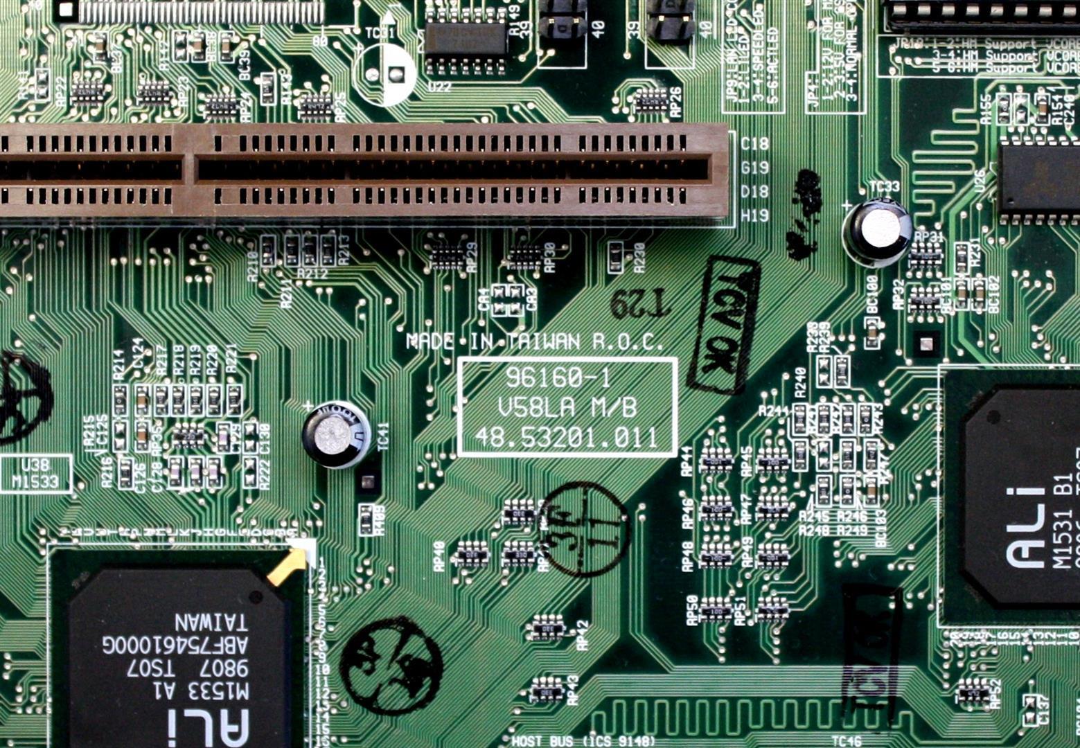 MB, Video, rev 48.53201.011, (98-m17), Socket 7(100-290MHz)(no k6), NO ...