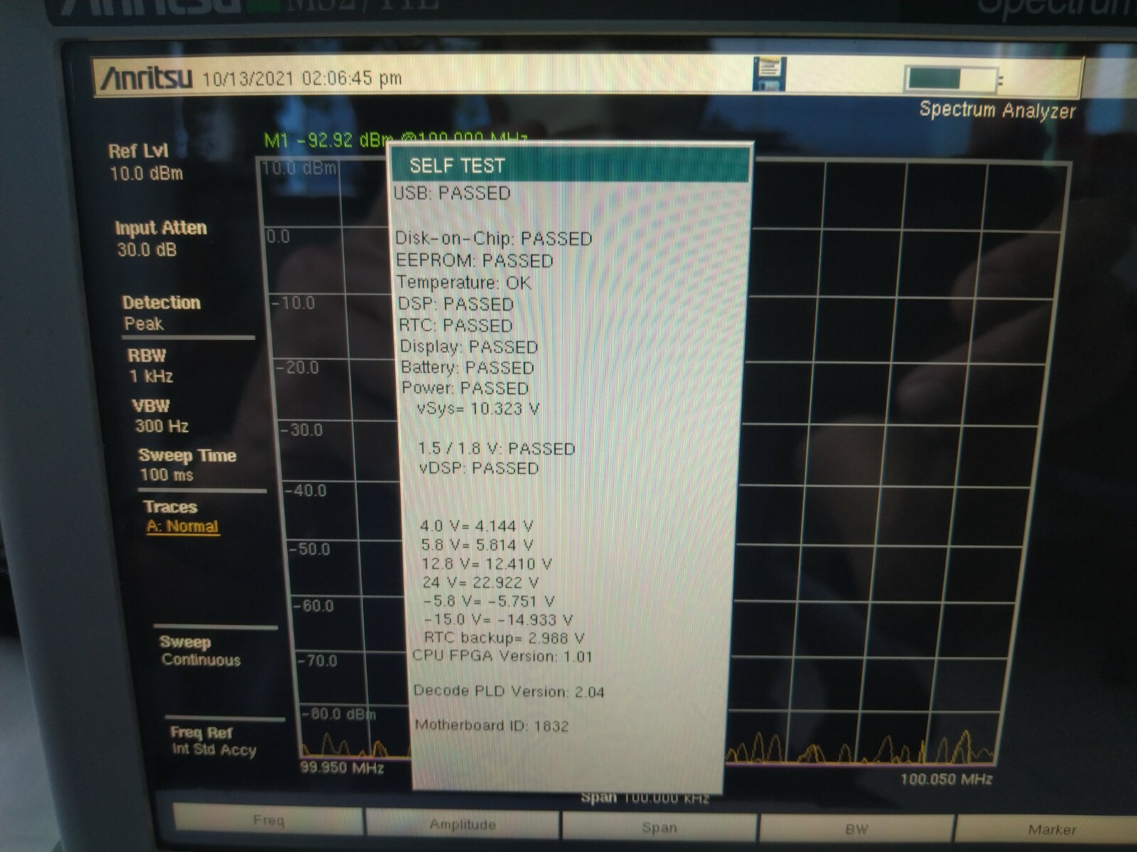 Anritsu MS2711E Handheld Spectrum Analyzer 9kHz to 3GHz , Hand bag, ACV ...