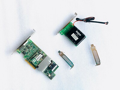 LSI 9361-8i SAS SATA 1GB PCI-E 12Gb RAID Card +CVM02 1GB Bracket Bare ...