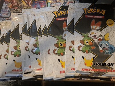 ONE SEALED Pokemon First Partner Pack - Galar (March) | eBay