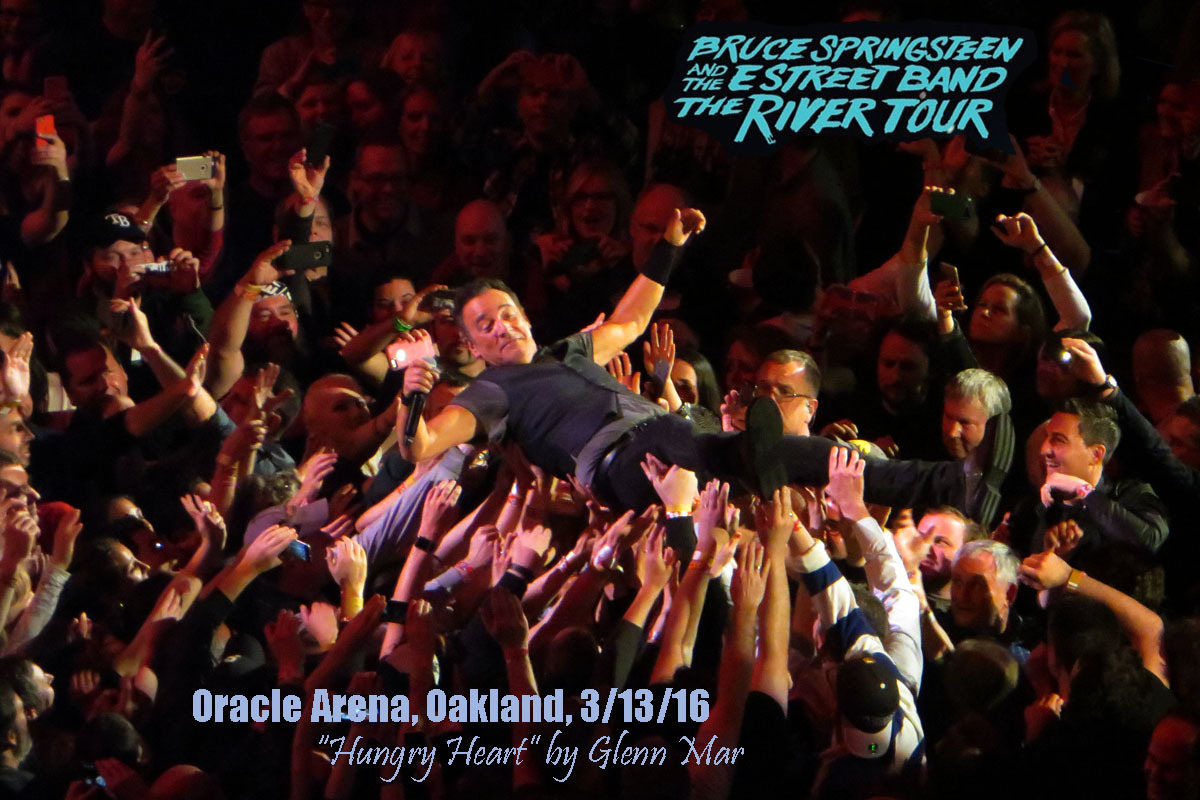 BRUCE SPRINGSTEEN photos - Oakland (Oracle) 03/13/2016, 8x10 & 5x7 ...
