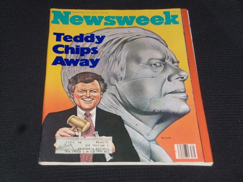 1979 SEPTEMBER 24 NEWSWEEK MAGAZINE - TEDDY CHIPS AWAY FRONT COVER - L ...