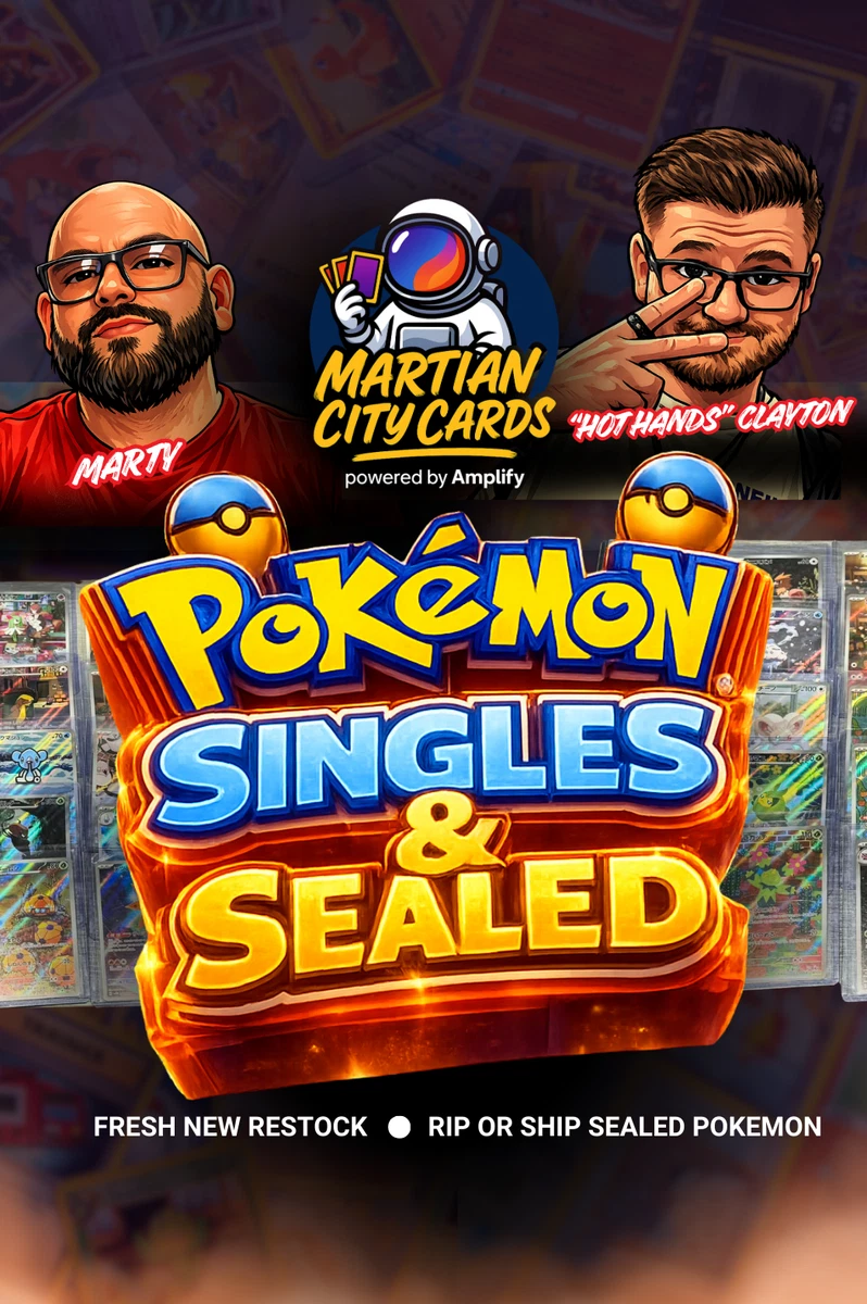 🔥Pokemon Singles & Sealed! Fun, Chill Pokemon Auctions W/ Marty ...