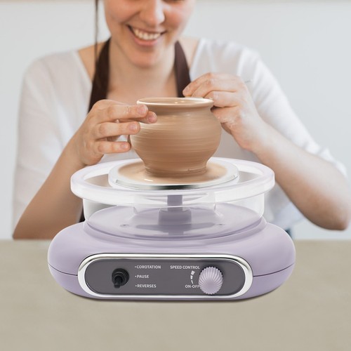 Electric Adjustable Speed Mini Pottery Wheel Machine Clay Making ...