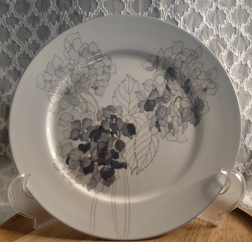 Hydrangea Block Spal Watercolors Dinner Plate | eBay