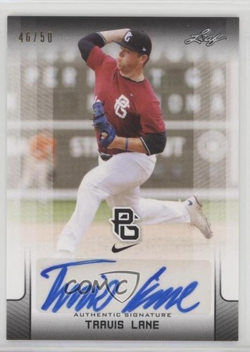 2017 Leaf Perfect Game National Showcase Black /50 Travis Lane #BA-TL1 ...