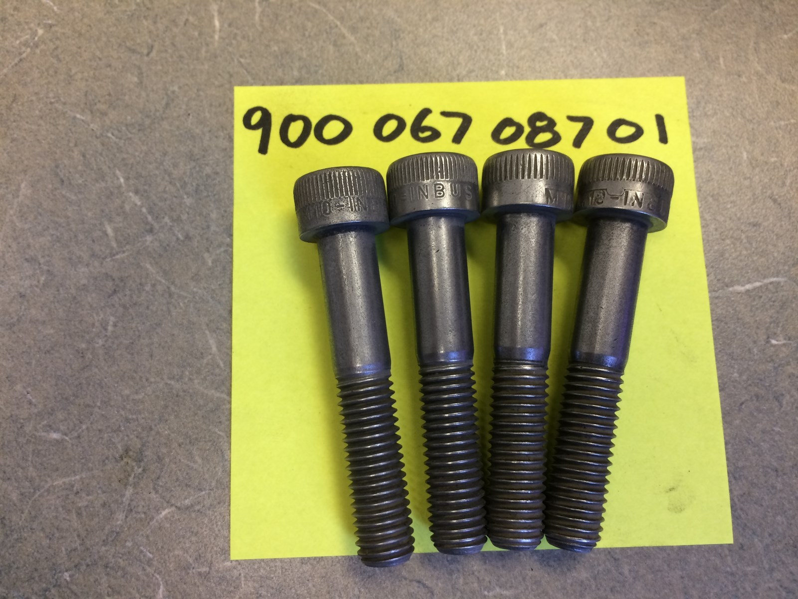 LOT OF 4 NICE USED ORIGINAL GENUINE PORSCHE 911S 911E CV AXLE BOLTS ...