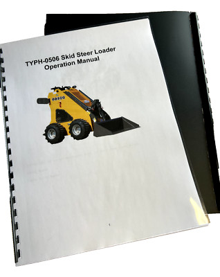 Mini Skid Steer Compact Wheel Loader TYPH-0506 Operation & Maintenance ...