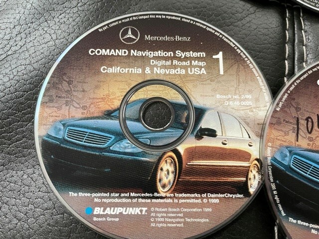 Mercedes Navigation Disc CD LOT S500 s430 s420 s320 S55 2002 Mercedes ...