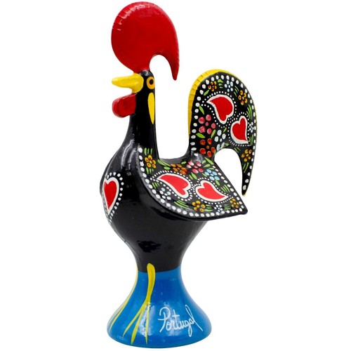 8.25" Traditional Hand-Painted Portuguese Good Luck Rooster Metal ...