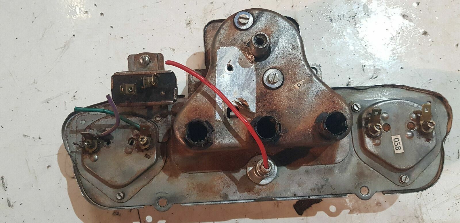 HILLMAN IMP INSTRUMENT PANEL/CLUSTER SPEEDOMETER & 2 FUEL GAUGE SMITHS ...