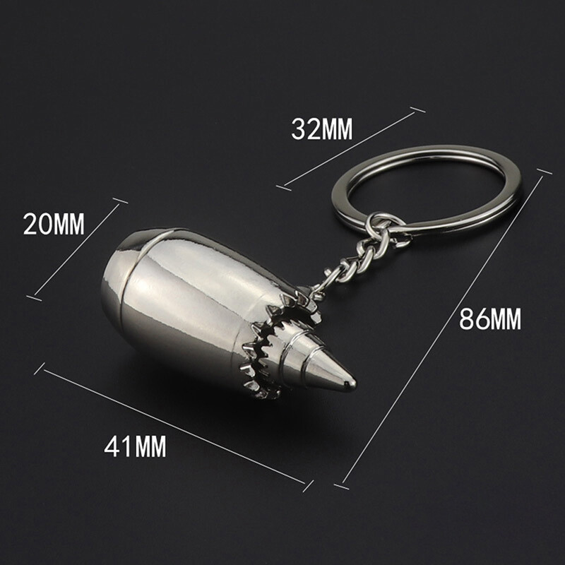 New Metal 3D Aviation Plane Engine Model Keychains Mini Jet Engine ...