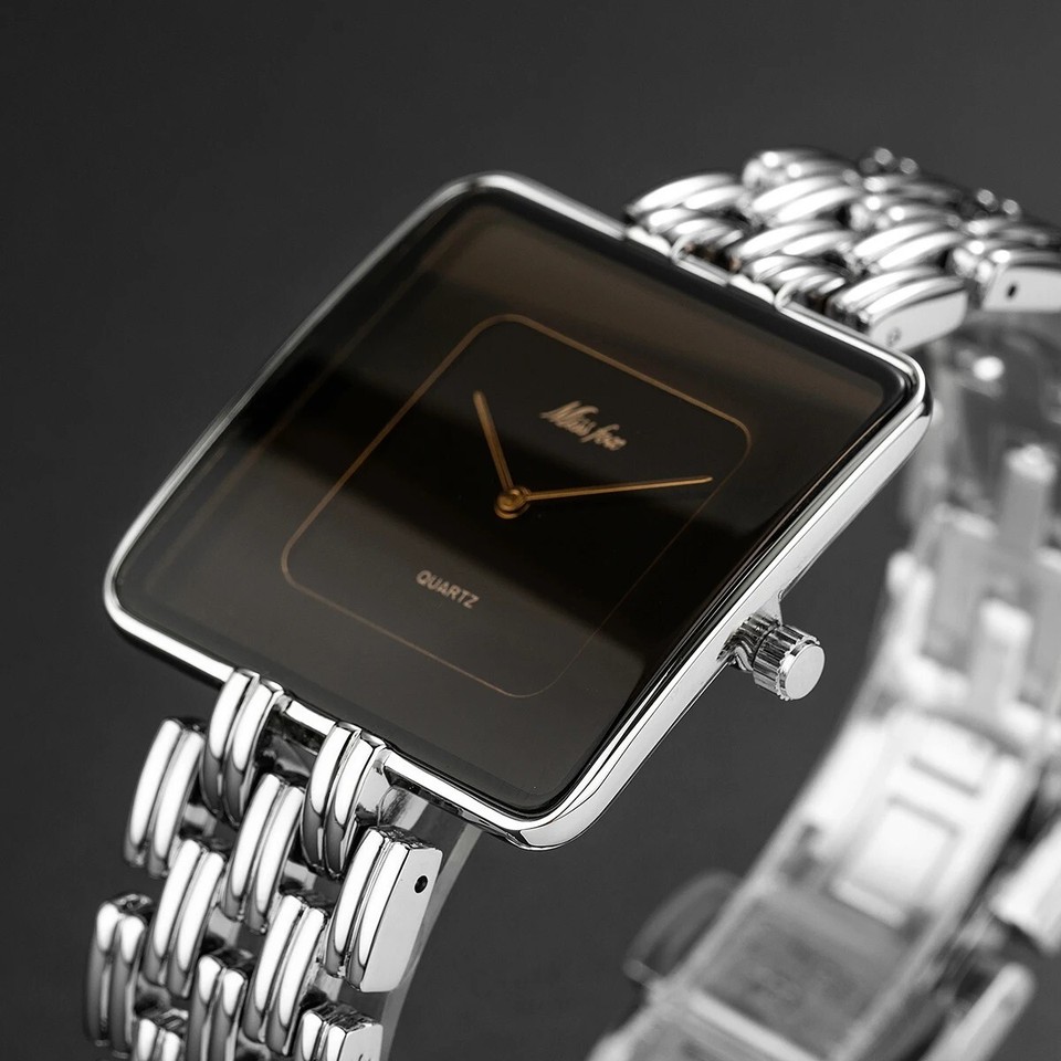 Missfox Men’s Minimalist Design Luxury Fashion Black Dial Quartz Watch ...