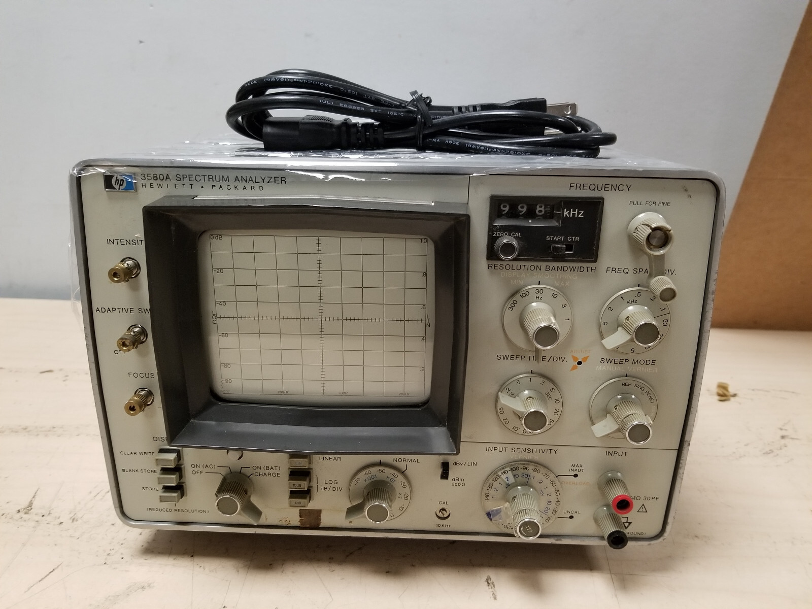 HP Hewlett Packard 3580A Spectrum Analyzer #J1737 | eBay