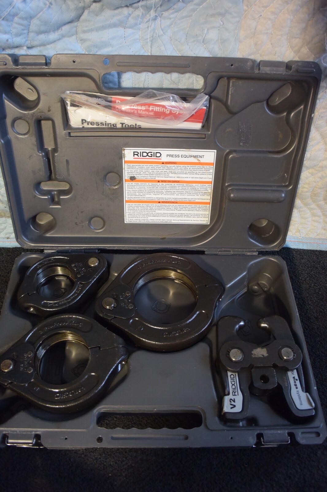 Ridgid Propress XL-C Copper Pipe Press Tool Jaw Set | eBay