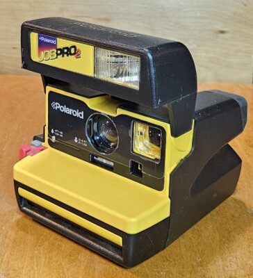 Polaroid Job Pro 2 Instant Film Camera 600 with Strap - Black/Yellow ...