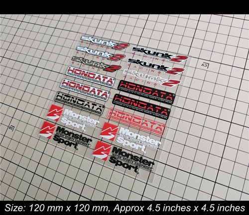 Small HONDATA SKUNK2 RACING Monster Sport interior Stickers Set | eBay ...