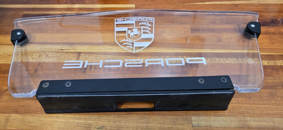 97-04 Porsche Boxster 986 Convertible Wind Screen Deflector Glass Panel ...