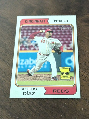 2023 Topps Heritage Baseball Alexis Diaz All-Star Rookie Cincinnati ...
