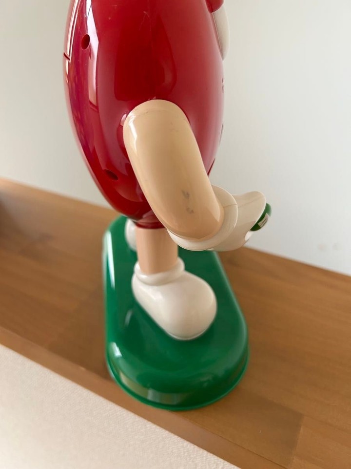 M&M’s Red Candy Dispenser Figure 1990s Plastic Toy Working Condition ...