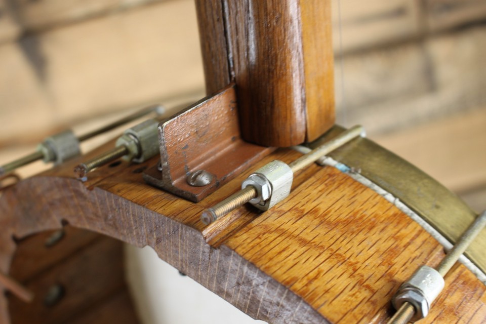 Vintage Primitive Handmade 5 string Open back Banjo #R3455 | eBay