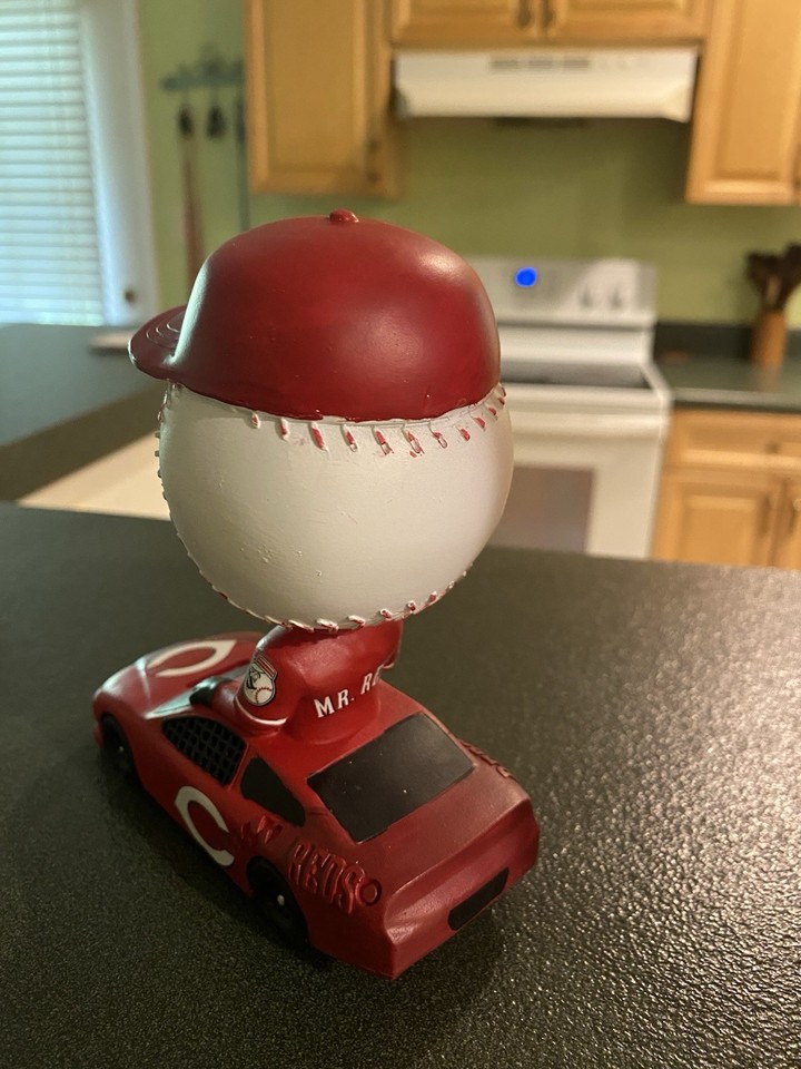 2025 Cincinnati Reds Mr Red Race Car Bobblehead SGA 5/17/25 | eBay