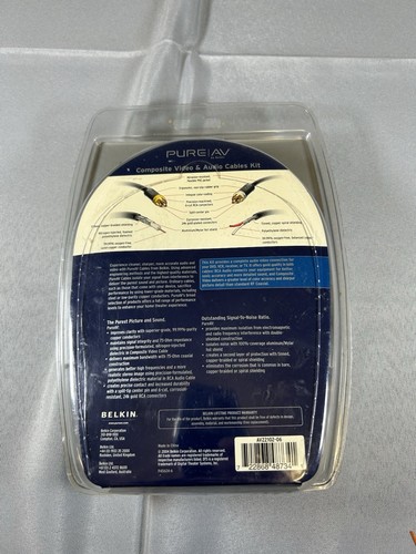 Belkin PureAV Component Video Cable 6 ft./1.8m AV21000-06 NEW SEALED | eBay