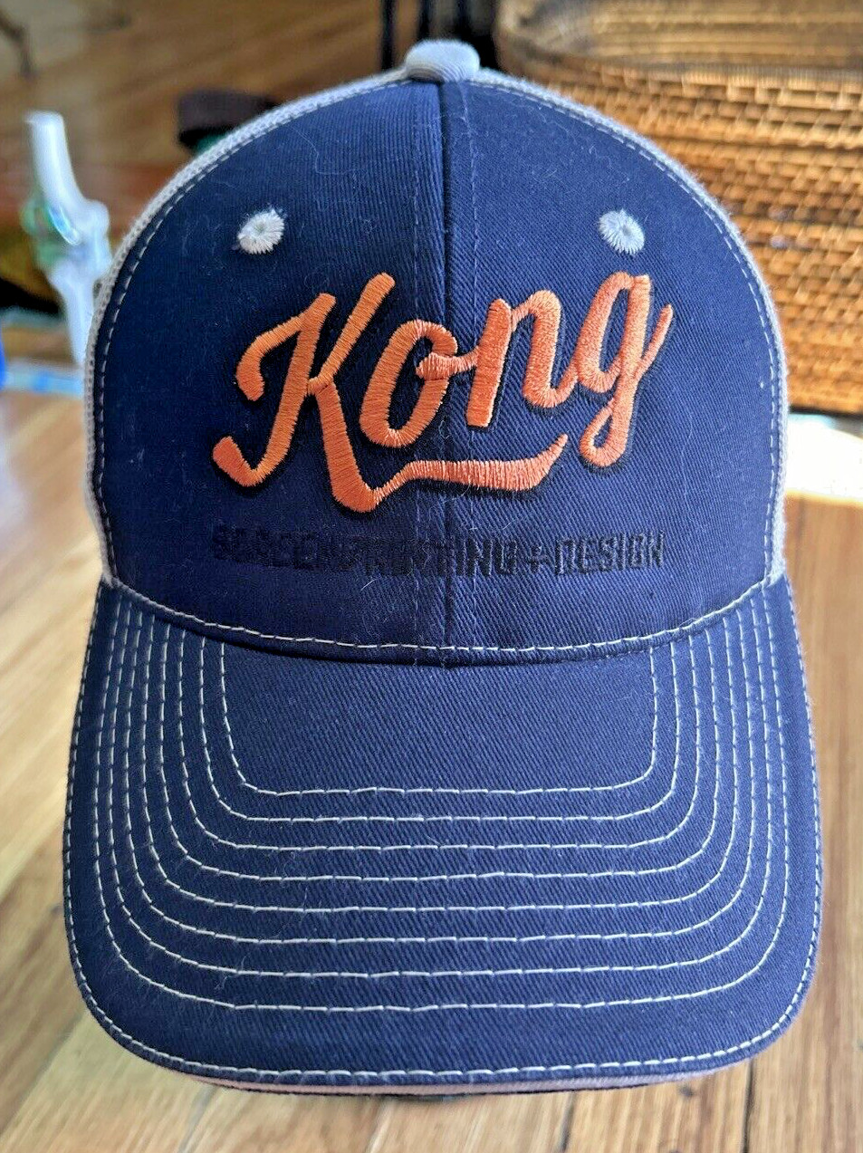 Vintage Kong Screen Printing Design Hat Cap Adjustab… - Gem
