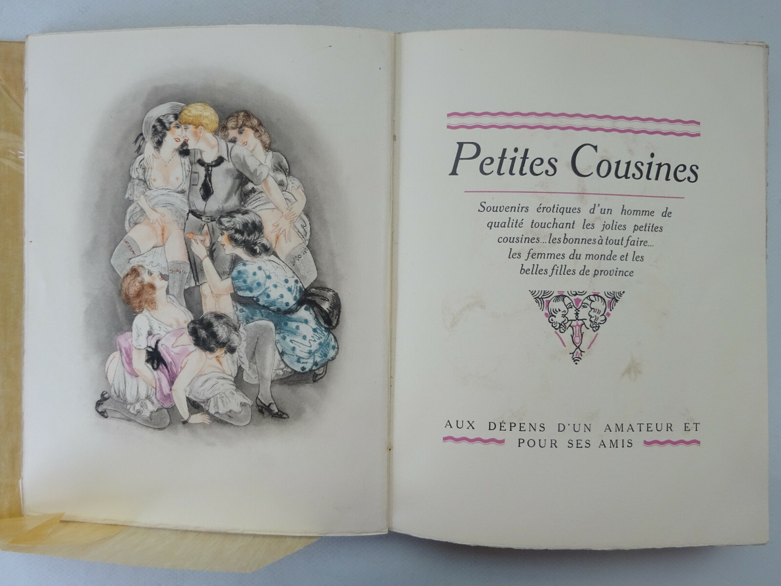 [CURIOSA] [MAC ORLAN (Pierre), COURBOULEIX (Léon)]. Petites cousines ...