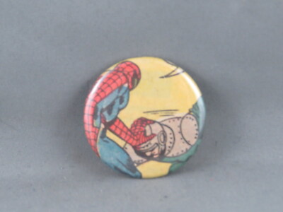 Spider-Man Pin - Comic Panel Pin - Celluloid Pin | eBay