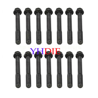 14PCS Cylinder Head Bolt 119515-01200 fit for Yanmar 3TNV70 3TNV70-SSU ...