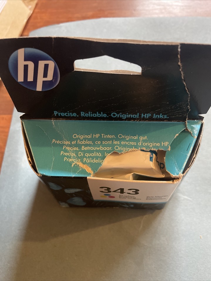 Genuine HP 343 Ink Cartridge - TRI COLOUR C8766EE - Expired 2017 ...