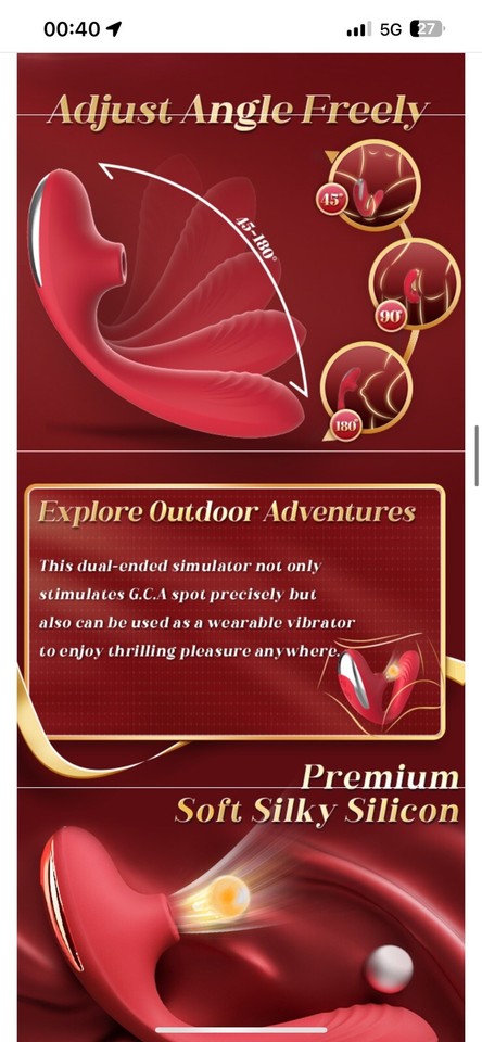 Vibrator Adult Sex Toys For Women 3in1 Rose Sex Toy With 10 Sucking