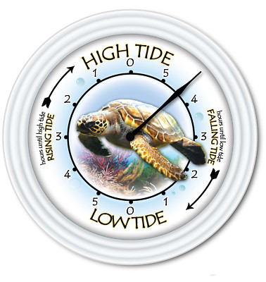 Tide Clock Sea Turtle - Times Of Tides - Marine Beach Ocean Boating ...