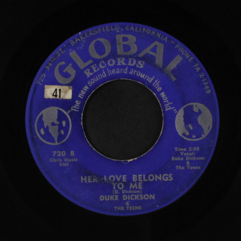 DUKE DICKSON & TEENS: is you is, or is you ain't? / her love belongs to me 7" | eBay