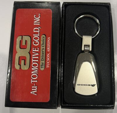 DODGE Tear Drop Metal Silver Key Chain Licensed | eBay