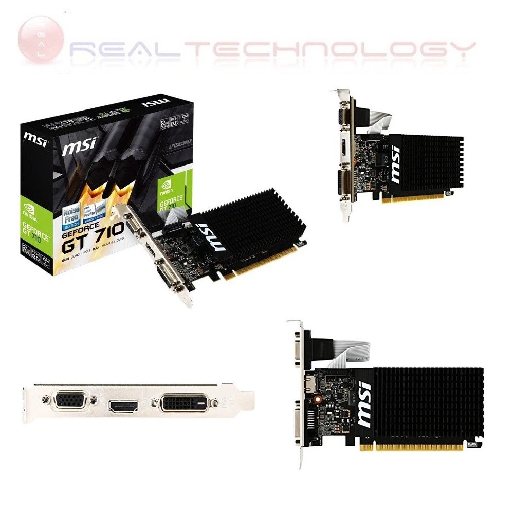 MSI GeForce GT 710 2GB The Jack Of All Trades Graphics Card, 58% OFF