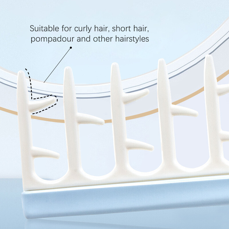 Hair Fluffy Comb Z Shape Hair Slit Comb Curly Bangs Hairdresser Styling ...