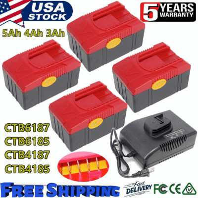 for Snap on 18V Battery 5Ah 4Ah CTB6187 CTB6185 CTB4187 CTB4185 ...