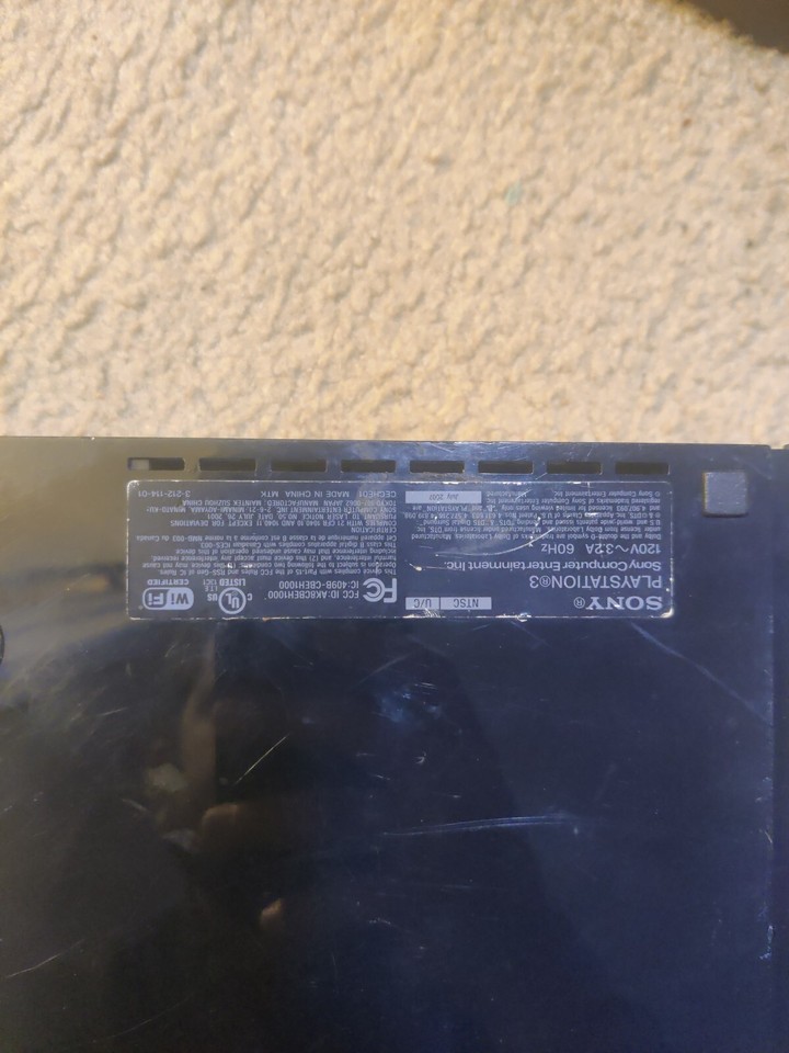 Sony PlayStation 3 PS3 CECHA01 60GB Backwards Compatible Console | eBay