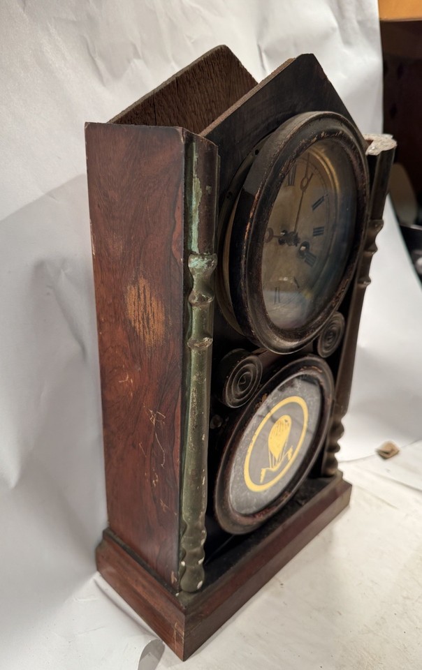 Antique Ingraham Parlor Mantel Clock Project- “Doric” Model | eBay
