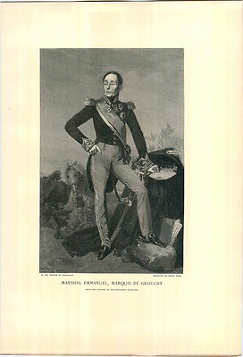 1897 Napoleon Bonaparte Marshal Emmanuel Marquis De Grouchy PRINT | eBay