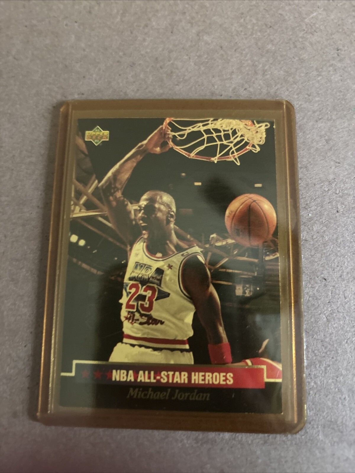 MICHAEL JORDAN MJ 1992-1993 UPPER DECK ALL STAR HEROES #15 MVP NM/M ...