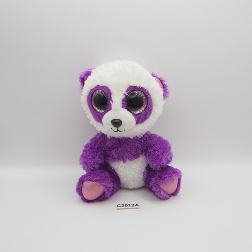 Ty Silk C2012A Boom Boom 2017 Purple Panda 6" Plush Stuffed Toy Doll ...