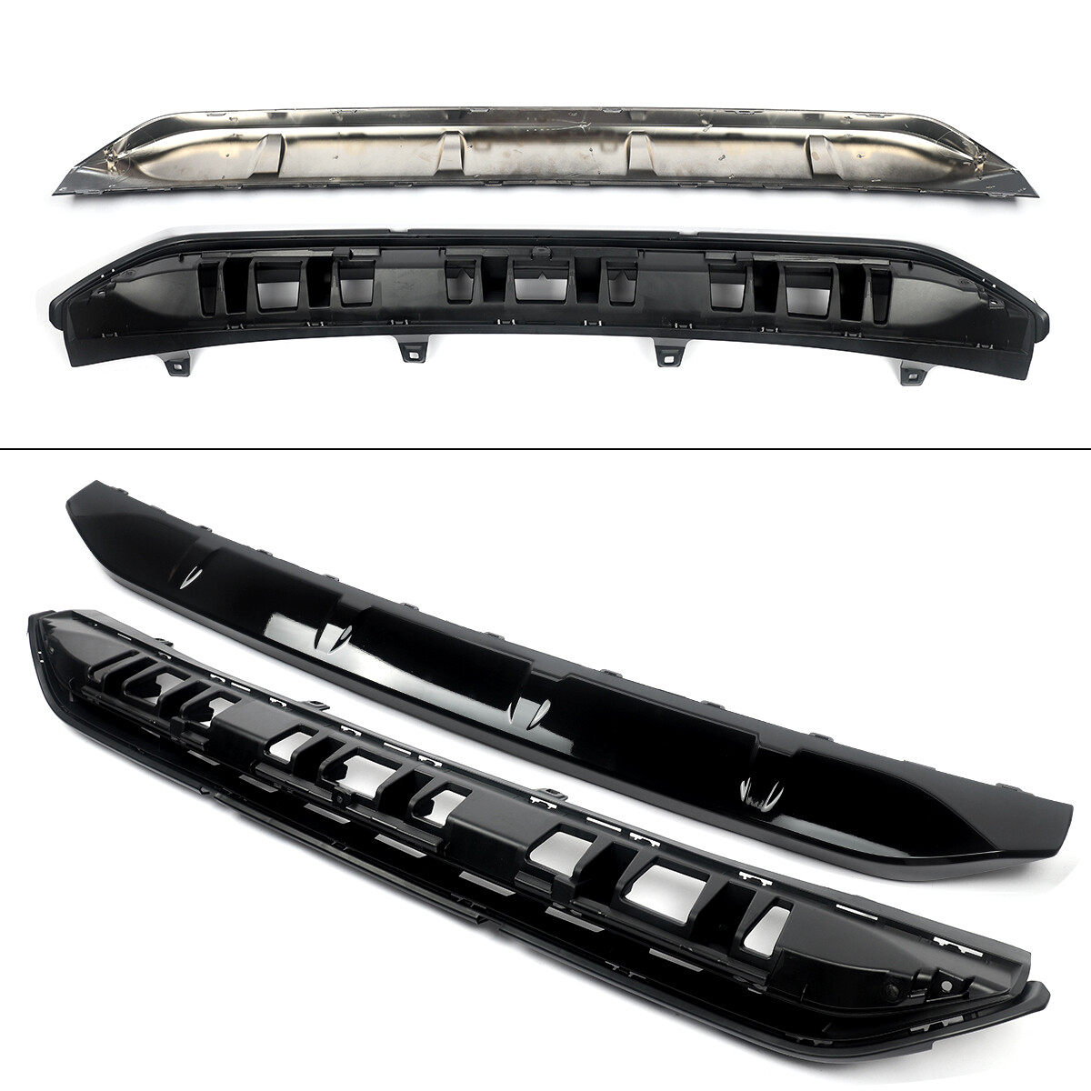 Front Bumper Grille Mesh+Sport Body Kit Trim Set For Lexus RX350 RX450 ...