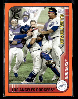 2021 Topps Big League #286 Los Angeles Dodgers Highlights | eBay
