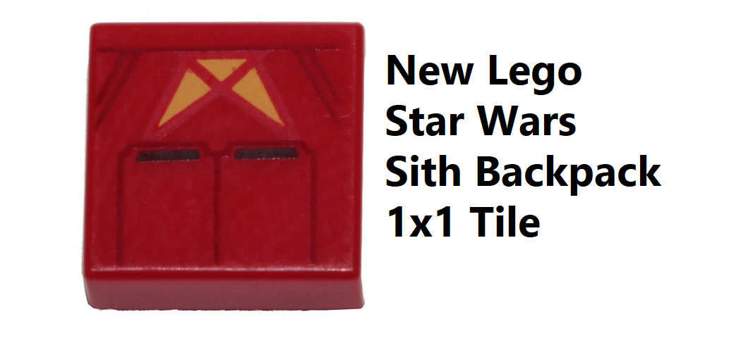 Lego Sith Jetpack 1x1 Tile Star Wars Red Embelm Printed Space Gear ...