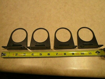 SET OF 4 VISION BLACK MOUNTING BRACKETS 2" DIA, E0483 | eBay