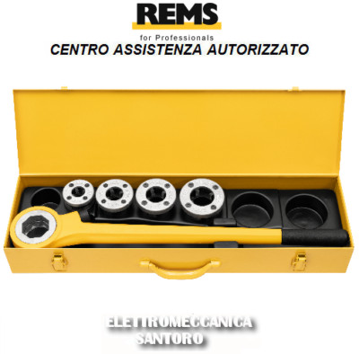 Filière à la Main Levier A Cric En Valise REMS Eva En Set ½ - ¾ - 1 ...